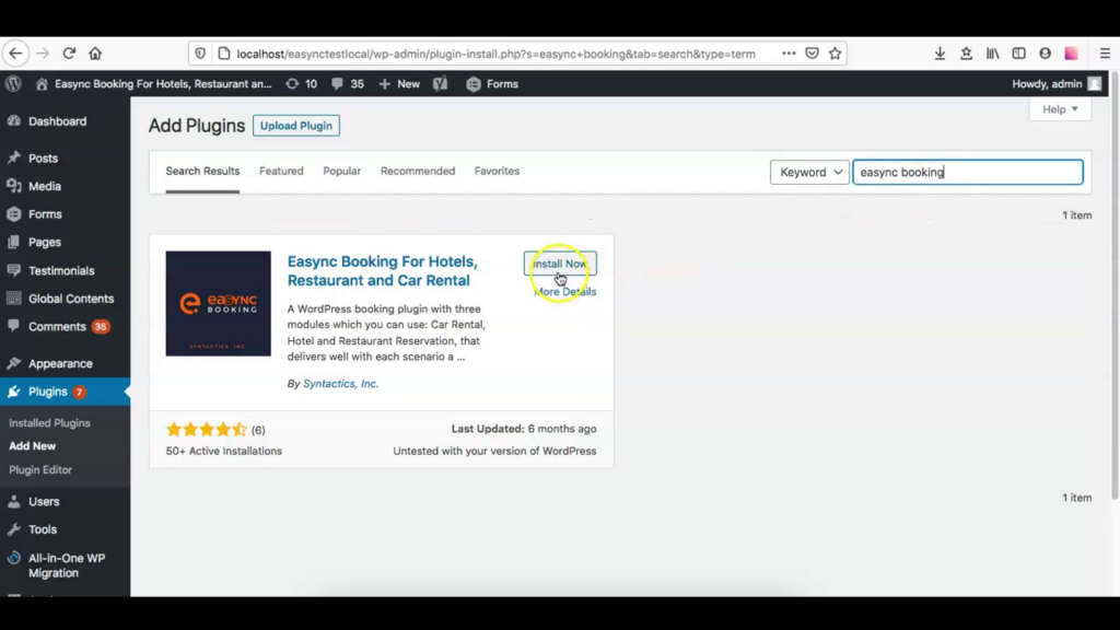 eaSYNC Booking Plugin: Installation Guide - eaSYNC Booking