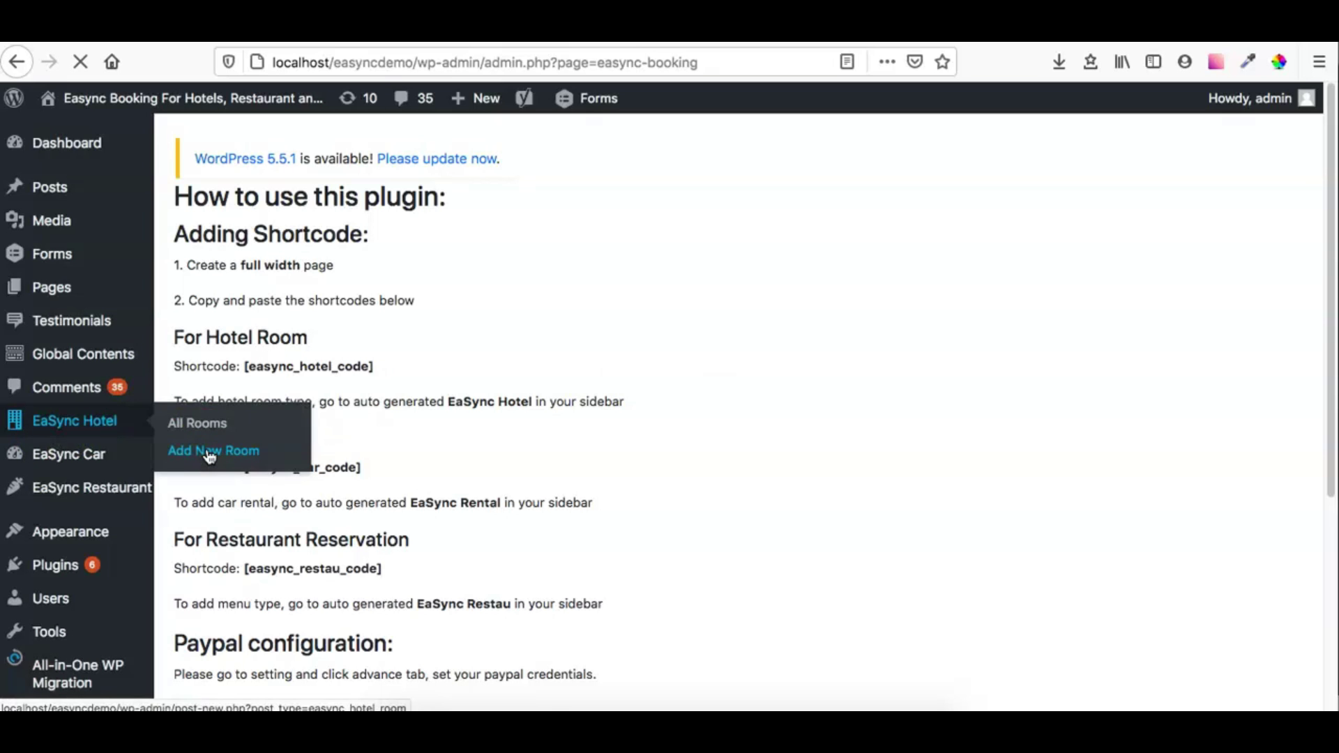eaSYNC Booking Plugin: Installation Guide - eaSYNC Booking