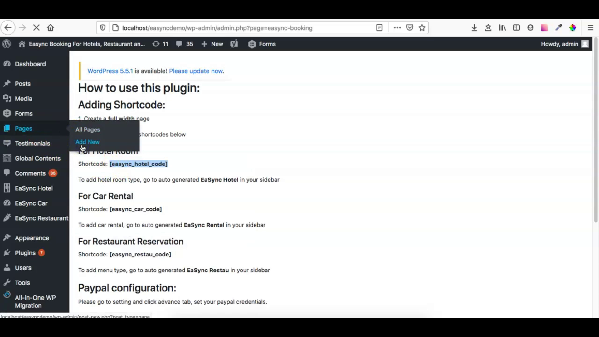 eaSYNC Booking Plugin: Installation Guide - eaSYNC Booking