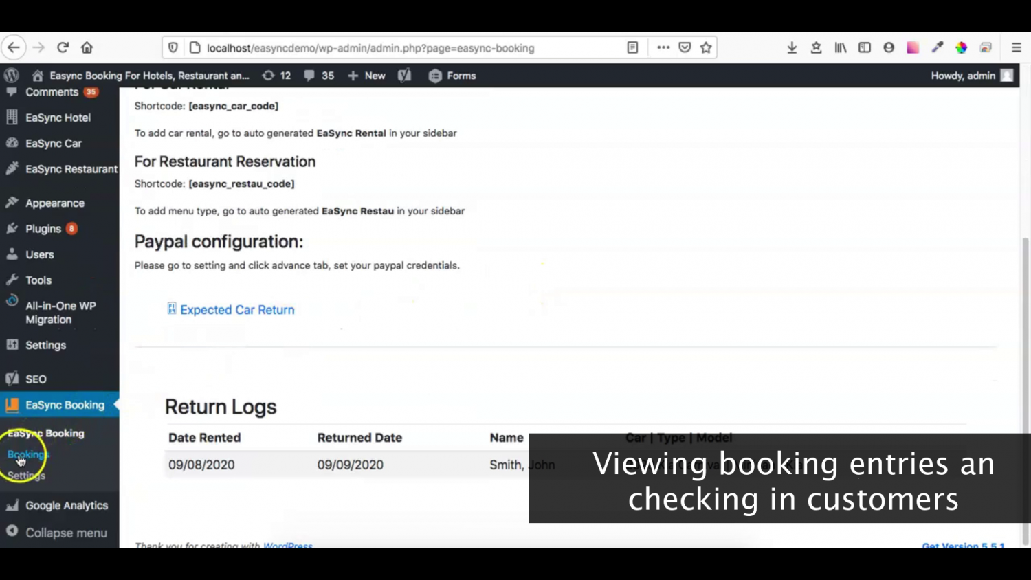 eaSYNC Booking Plugin: Installation Guide - eaSYNC Booking