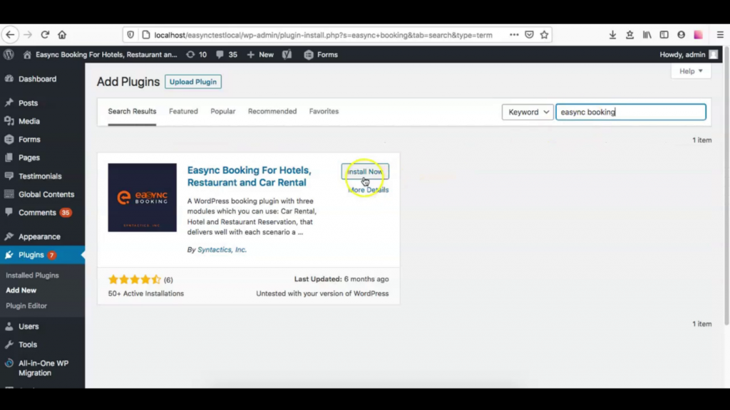 Car Reservation System WP Plugin Installation Guide - eaSYNC Booking
